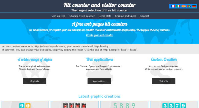 Free Visitor Counter Widget as a Website Feature | Counter Data: Free ...